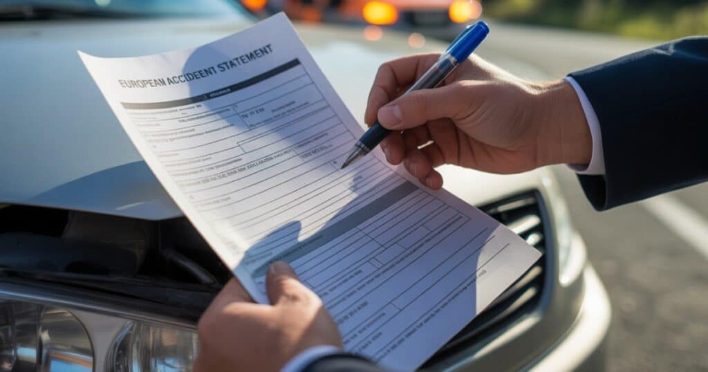 Schadeformulier invullen na auto-ongeluk stap voor stap